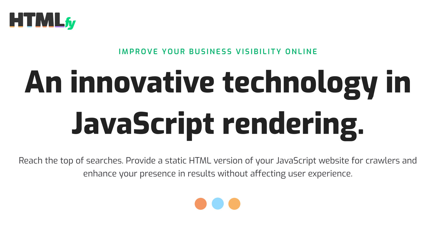 HTMLfy - JavaScript SSR made easy!